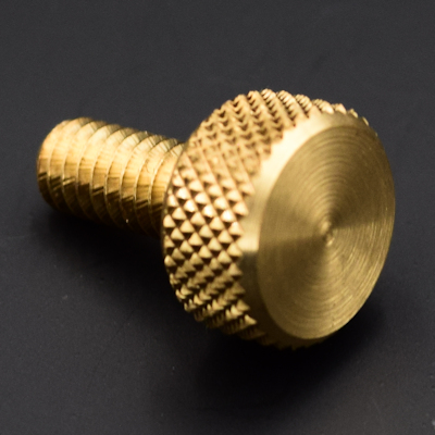 8-32 x 3/8" Brass thumb screw