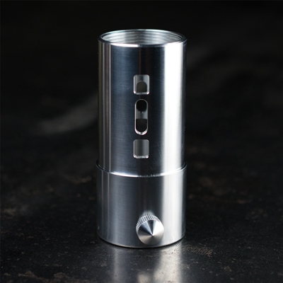 3.5" Double female threaded connector - Graflex Clamp Adapter